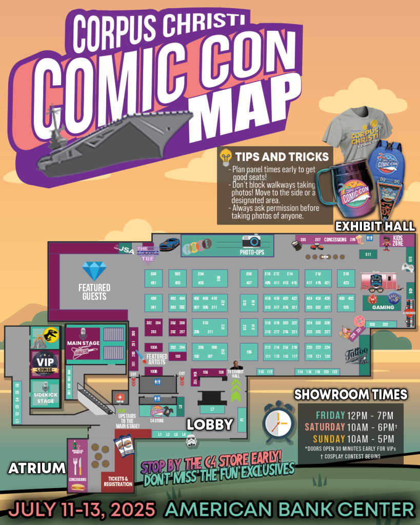 Floorplan - Corpus Christi Comic Con